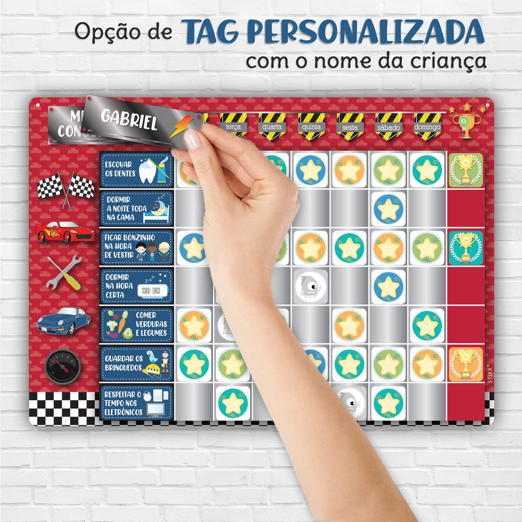 Quadrinho De Comportamento Carros Stixx® Adesivos Criativos